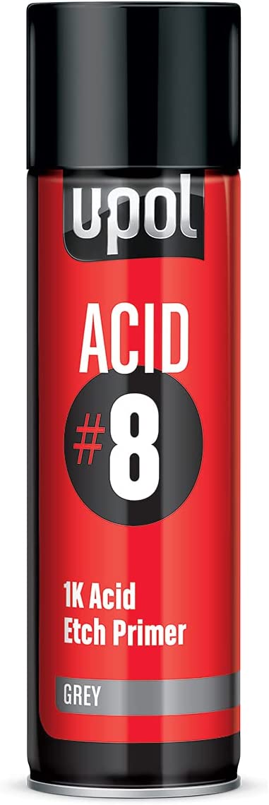 UPOL ACID#8 Etch Primer Aerosol 450ml Acid 8 U-POL – Autoparts Hamilton