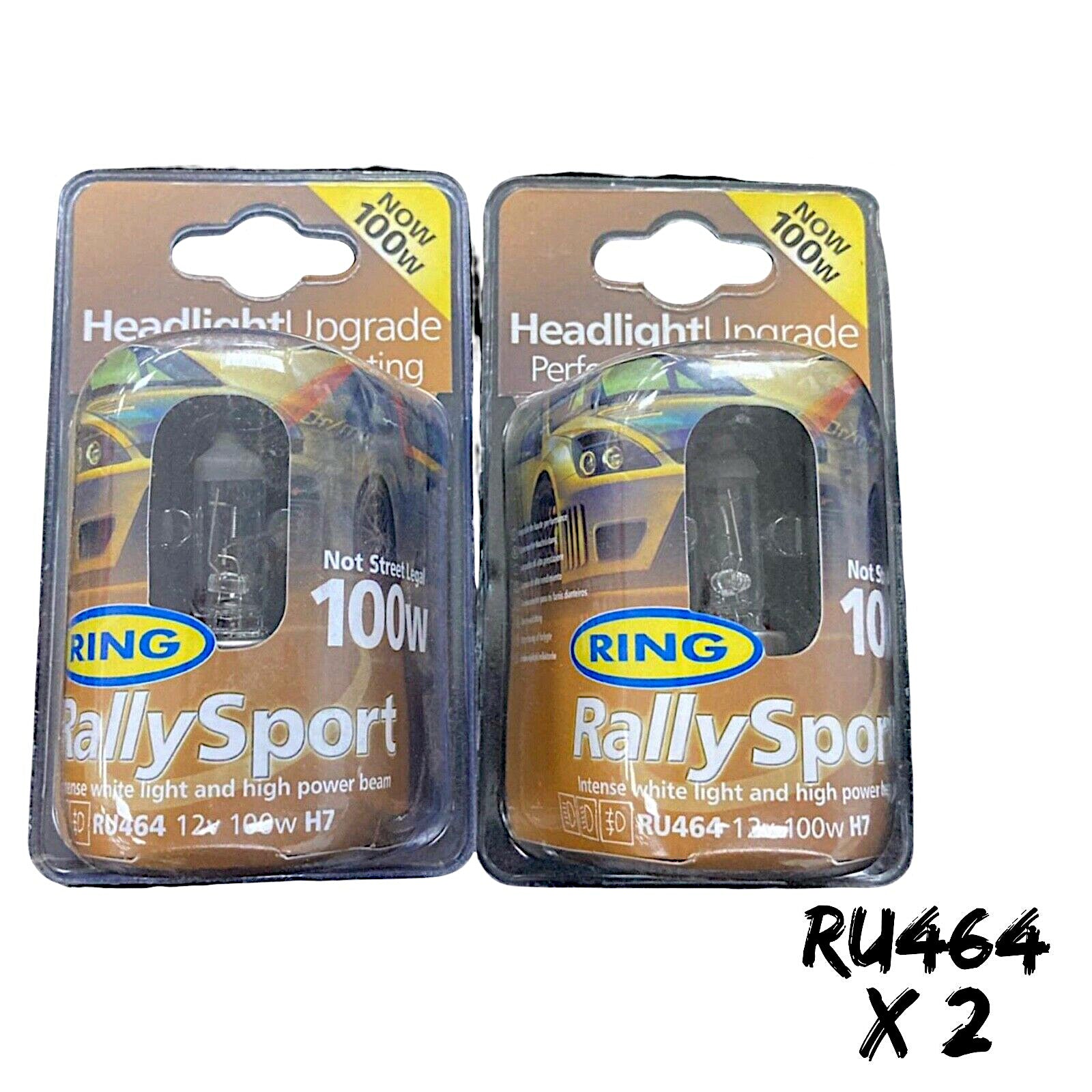 RING Halogen Headlamp - 12V 100W H7 Px26d - Rally Sport - RU464 x 2 ...